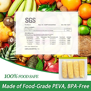 LKSUMPT 24 Pack Reusable Freezer Bags, Food Storage Bags, Reusable Bags BPA Free, Leakproof Extra Thick for Traveling & Household Same as Reusable Ziploc Bags (8 Gallon+8 Snack+8 Sandwich Bags)