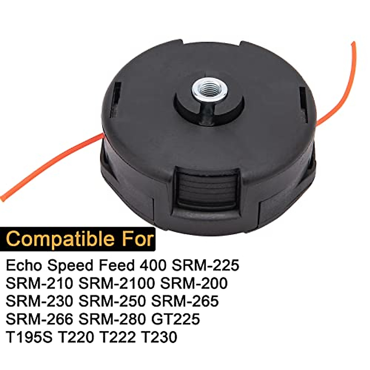 CMOOD Trimmer Head Compatible for Echo Speed Feed 400 Bump SRM-225 SRM-210 SRM-230 Pas225 Pas210 Pas211 Weed Eater Head Replacement (3 Pack)