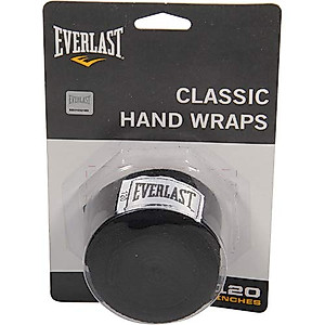 Everlast 4455BP Hand Wraps,Black