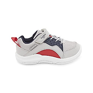 OshKosh B'Gosh Boy's Jago Sneaker, Grey, 8 Toddler