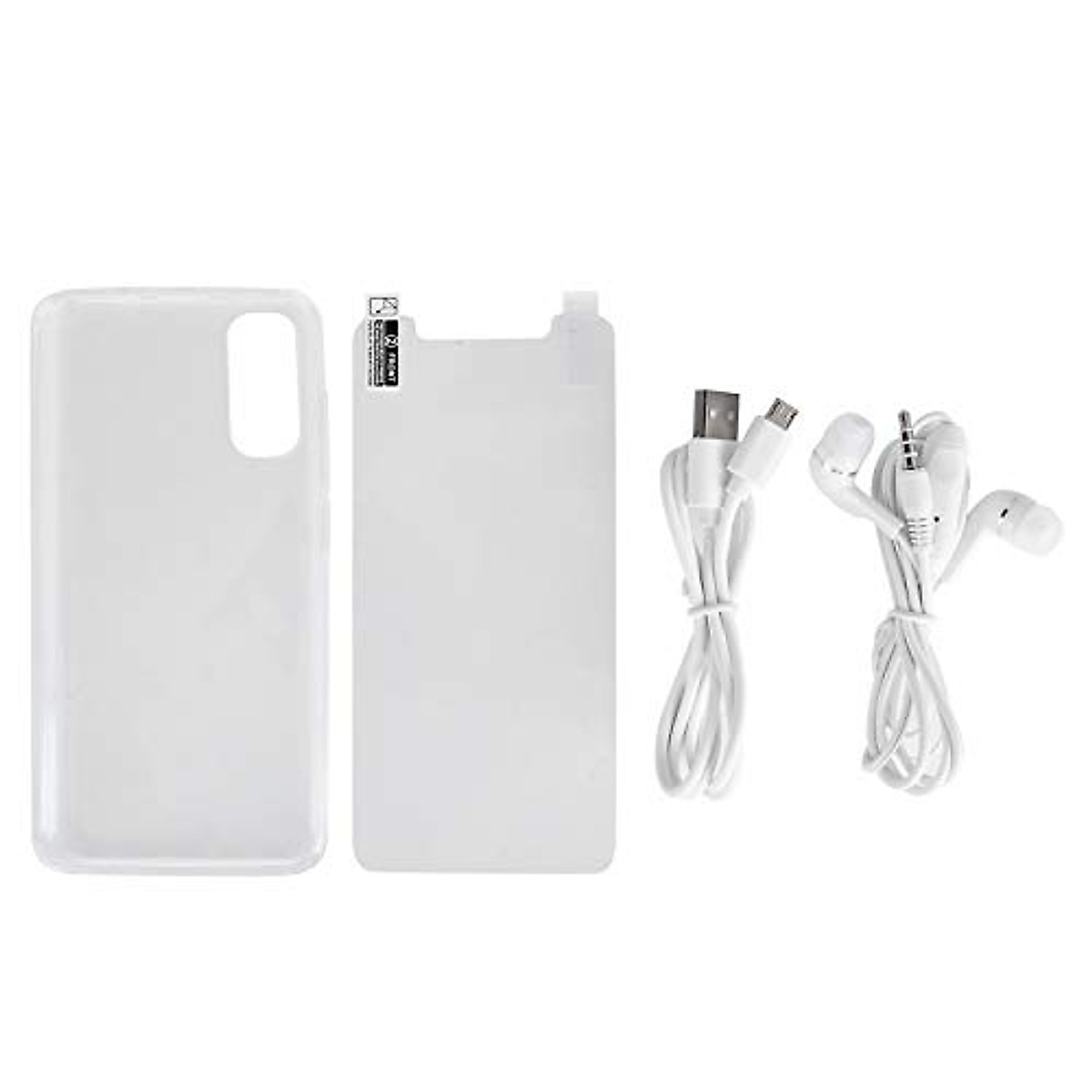 FOLOSAFENAR Smartphone,5.45 inch HD Full Screen face Recognition and Fingerprint Unlock Smartphone,2MP + 5MP,Dual Card Dual Standby,Blue