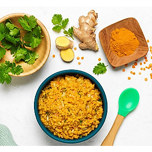 Globowl Stage 3 Baby Food & Toddler Meals, 6+ Months Early Allergen Introduction, Baby Led Weaning, International Whole Food Snacks for Toddlers, Babies, 4 oz Glass Jar, Variety 4-Pack