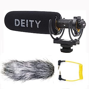 Deity Microphones V-Mic D3 Pro Supercardioid On-Camera Shotgun Microphone with Rycote Lyre Suspension