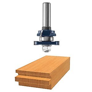 Bosch 85622M Beading Rail Assembly, 3/4 and 7/8 THK Wood, 1-5/8-Inch Diameter, 1/2-Inch Shank, 57/64-Inch Cut Carbide Tipped Router Bit