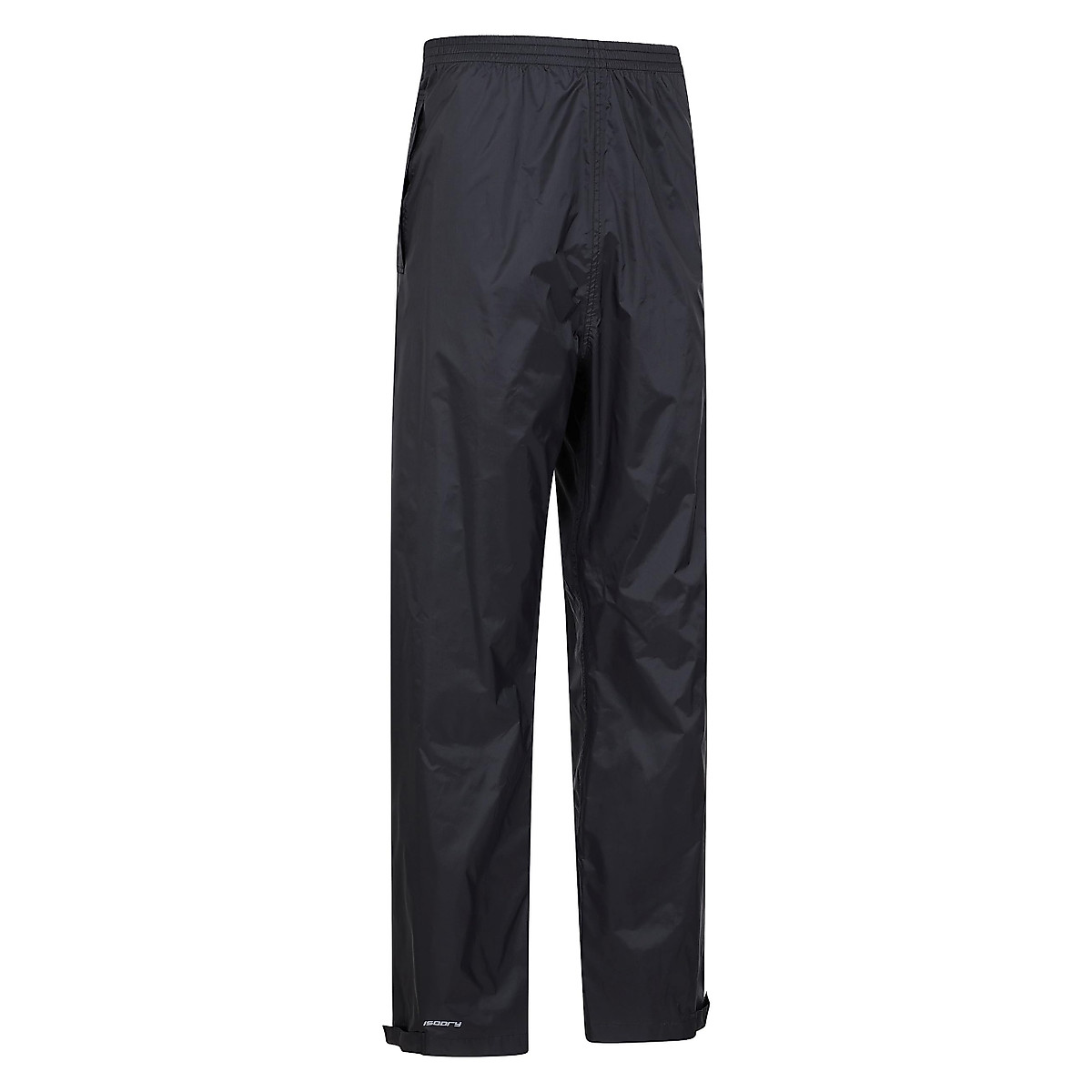 Mountain Warehouse Pakka Mens Waterproof Rain Over Pants - Breathable Black Large