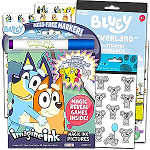 Bluey Imagine Ink Book Bundle ~ Mess-Free Bluey Activity and Coloring ...