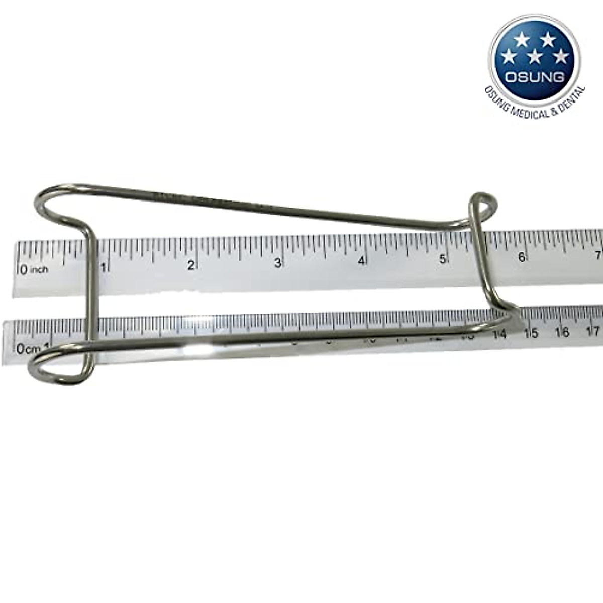 OSUNG Dental Columbia Cheek Retractor Autoclavable Mouth Opener Stainless Steel Instrument Teeth Whitening RTCRC 2 pc set