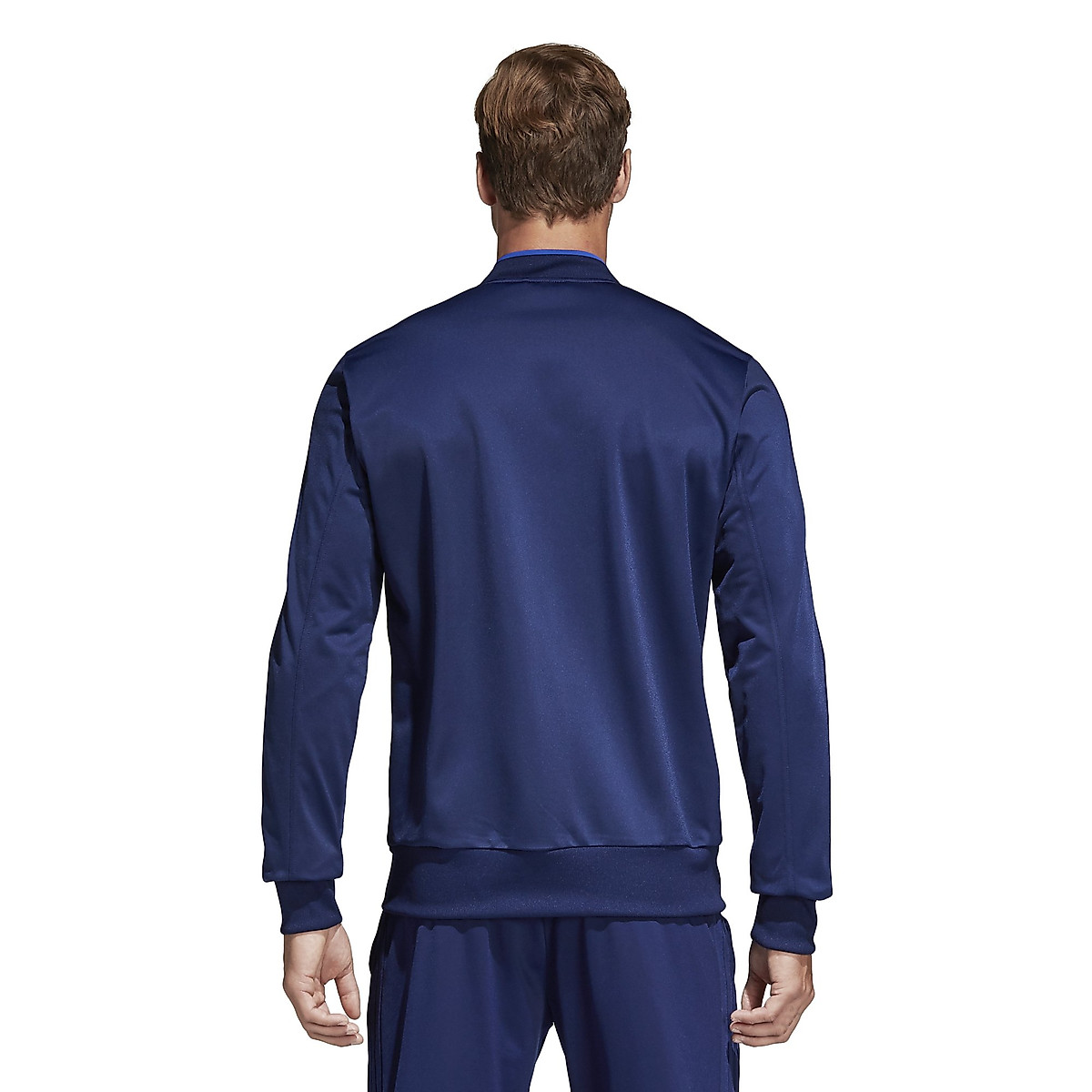 adidas Men's Condivo 18 Polyester Jacket Dark Blue/White X-Small