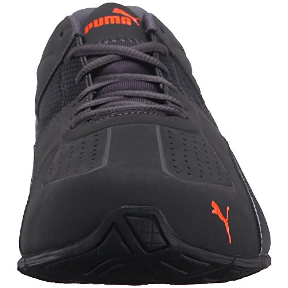 PUMA Mens Cell Surin 2 Cross Trainer, MATTE Asphalt-PUMA Mens Black-Shocking Orange, 9.5
