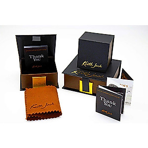 Keith Jack Jewelry, Thor's Hammer Large Pendant 18" Necklace, Sterling Silver & 10k Gold