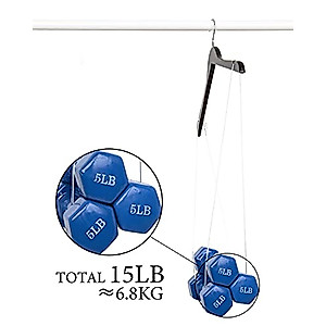 Amber Home Smooth Walnut Finish Solid Wood Shirt Dress Hangers 20 Pack, Sturdy Wooden Coat Hangers with Precisely Notches, Clothes Hangers for Jacket, Camisole, Bridal (Walnut, 20)