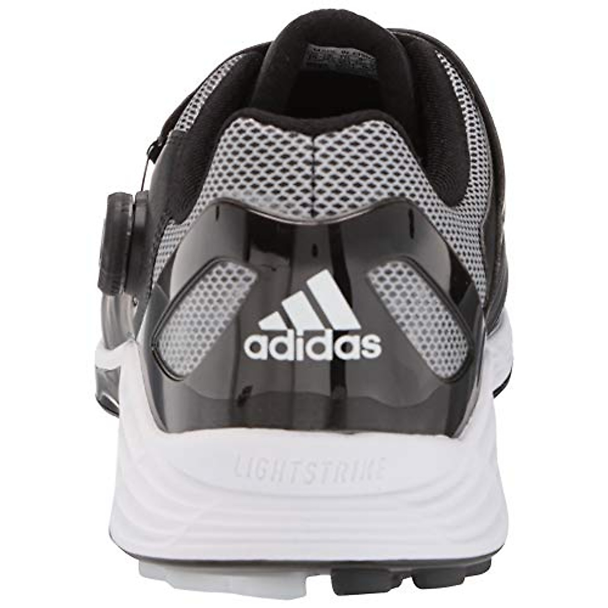 adidas mens Zg21 Boa Golf Shoe, Black/White/Lghsolgre, 7 US