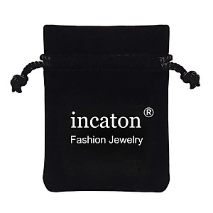 Incaton 14g Industrial Barbell Surgical Steel Cartilage Earrings CZ Industrial Earring Crystal Ferido Industrail Piercing 1 1/2"(38mm) Bar Length