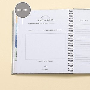 KITLIFE Pregnancy Planner Baby Book – Guided Pregnancy Journal – Ideal New Baby Journal for First Time Moms – Gender Neutral Memory Book – Perfect New Baby/Shower Gift