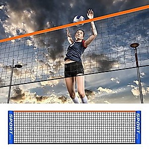 Badminton Net, Tennis Net, Pickleball Net, Portable Net for Badminton, Kids Adults Volleyball Training Net Indoor/Outdoor Sports Net for Garden Court Beach Backyard (Poles and Stand Not Included)