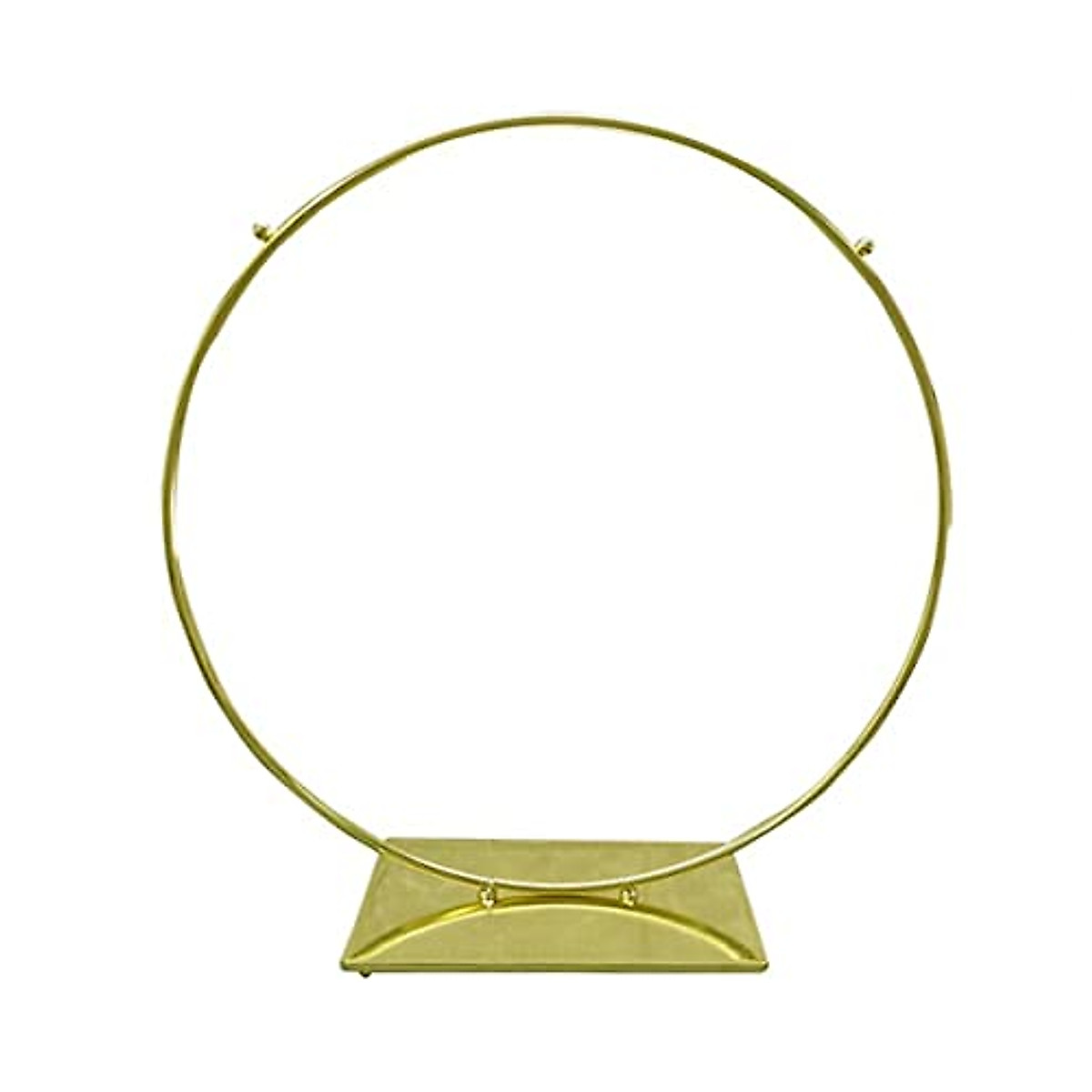 WellieSTR 1PC (Gold) Iron Round Underwear Bra Hanger Display Stand, Underwear Bra Shelf Rack Display Stand, Store Shelves,Round Circle Loop Display Stand