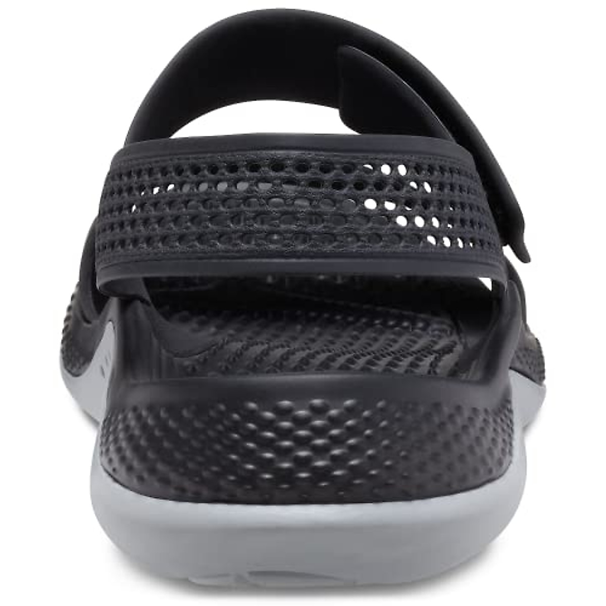 Crocs womens WomenÃ‚â€™s Literide 360 | for Women Sandal, Black/Light Grey, 5 US