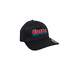 STITCHWORKS Costco Wholesale Flexfit Hat Unisex Baseball Cap (Black, Large/X-Large)