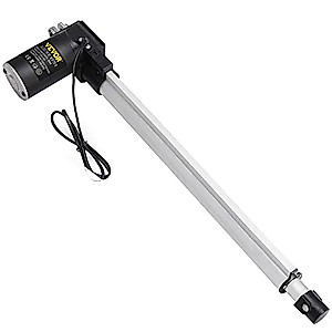 Happybuy 16 Inch Stroke Electric Actuators DC 12V with Mounting Bracket Heavy Duty 6000N/1320LB Actuators for Recliner TV Table Lift Massage Bed Electric Sofa