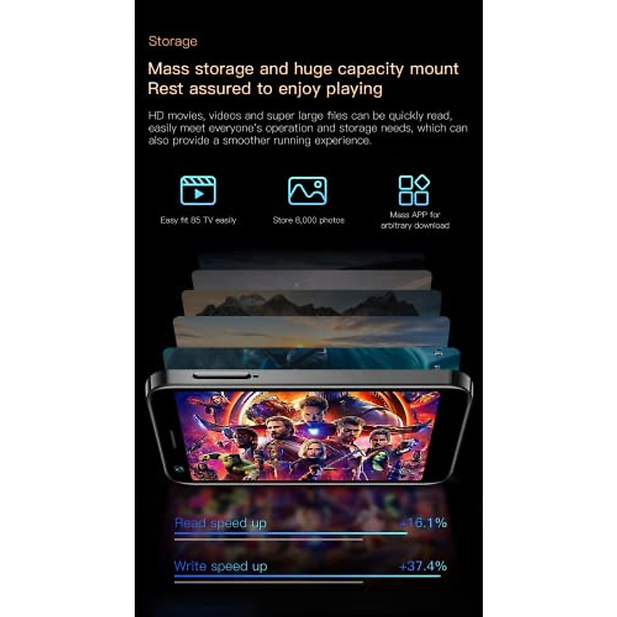 XS12 Pro Super Mini 4G LTE Smartphone 3.0-inch Display 4GB RAM 32GB/64GB ROM 8 Core Android 10.0 Dual SIM 2000mAh 13MP with Google Play Store Backup Small Mobile Phone (Blue,4GB+32GB)