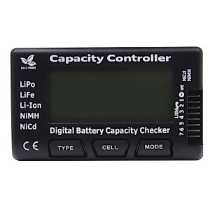 Blomiky 5 in 1 Lipo Li-ion Life NiCd NiMH Battery Cell Capacity Percentage Checker Voltage Tester Battery Balancer Cell Meter 7