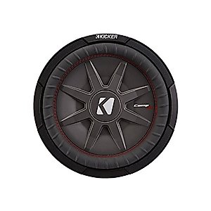 KICKER CompRT12 12-Inch (30cm) Subwoofer, DVC, 2-Ohm, 500W
