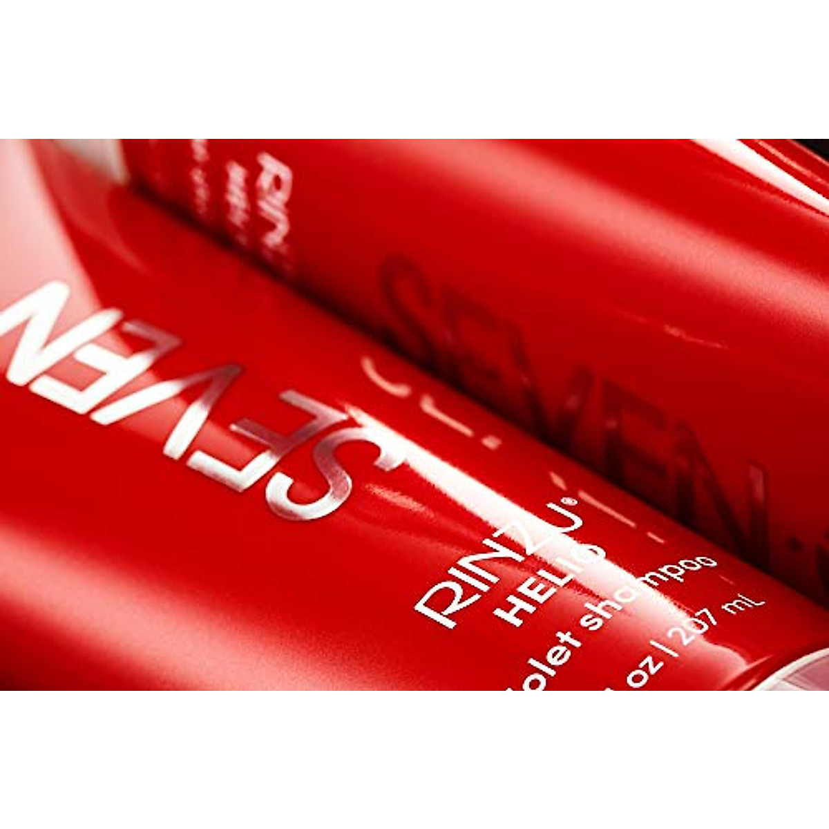 SEVEN Hair Care Rinzu Helio Violet Shampoo for Women & Men with Green Tea & Amino Acid, Purple Shampoo for Blonde Hair & Brassiness, Sulfate + Paraben Free, Cruelty Free, Made in USA, 7 oz