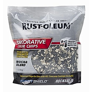 Rust-Oleum 301238 2 Pack 1 Lb Decorative Color Chips, Mocha Blend