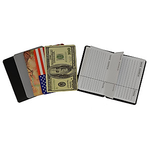 MARSHAL Credit Card Size Address Book Accordion Style with Magnetic Closure (Angel)