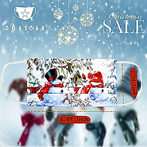 50 Pack Christmas Disposable Face Mask Individually Wrapped,3 Ply Print Holiday Mask stocking stuffer Gift