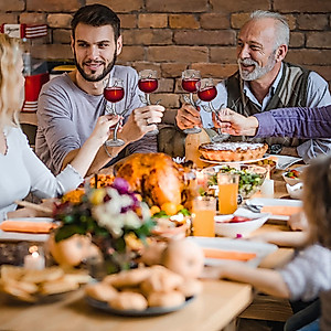 Mezchi Set of 4 Rose Cocktail Glass, Flower Red Wine Glass, Crystal Clear Rose Goblet Glasses, Stem Champagne Flutes Drinkware for Mother's Day Gift, Wedding, Party, Dinner, Birthday