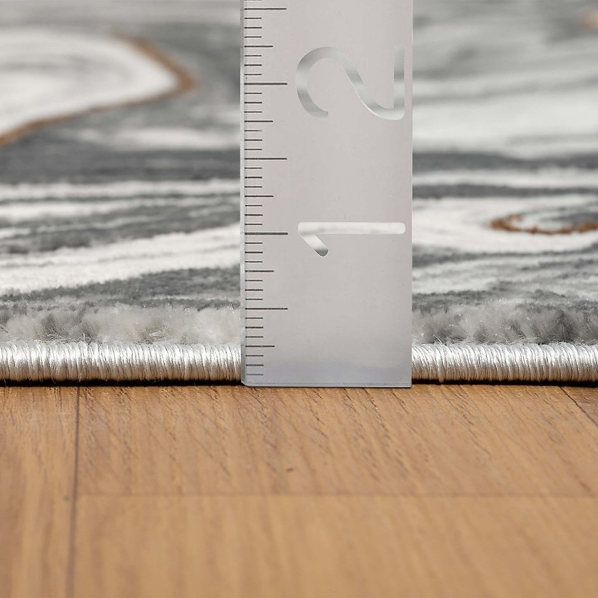 LUXE WEAVERS Marble Abstract Pattern Gray 5x7 Area Rug