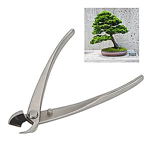 Hand Forged Bonsai Concave Branch Cutter, 165mm Round Concave Branch Cutter, Stainless Steel Bonsai Tree Knob Cutter Concave Cutter, Bonsai Cutting Tool for Garden