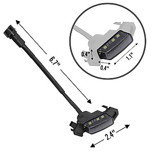 Seven Sparta 4 PCS Grill Led Lights with Fuse Adaptor Compatible with 2016-2023 Toyota Tacoma TRD PRO OEM Front Grille, Not Compatible with Tacoma Off Road & Sport (Amber Light with Black Shell)