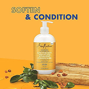 SheaMoisture Low Porosity Protein-Free Set w/Baobab & Tea Tree Oils â€“ Includes 13 oz. Shampoo & 13 oz. Conditioner