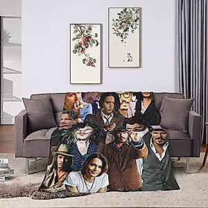 Super Johny dep Soft Blanket Warm Cozy Throw Blanket Lightweight Blankets