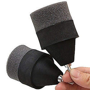 10 PCS Black Foam Archery Arrowhead, Foam Sponge Tipped Arrowhead Broadhead Hunting Game Practice Safety Arrow Tips for Archery Combat Game CS Shooting