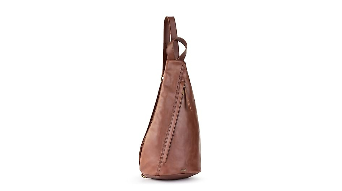 The Sak Geo Sling Backpack in Leather, Convertible Design, Teak — 🛍️ ...