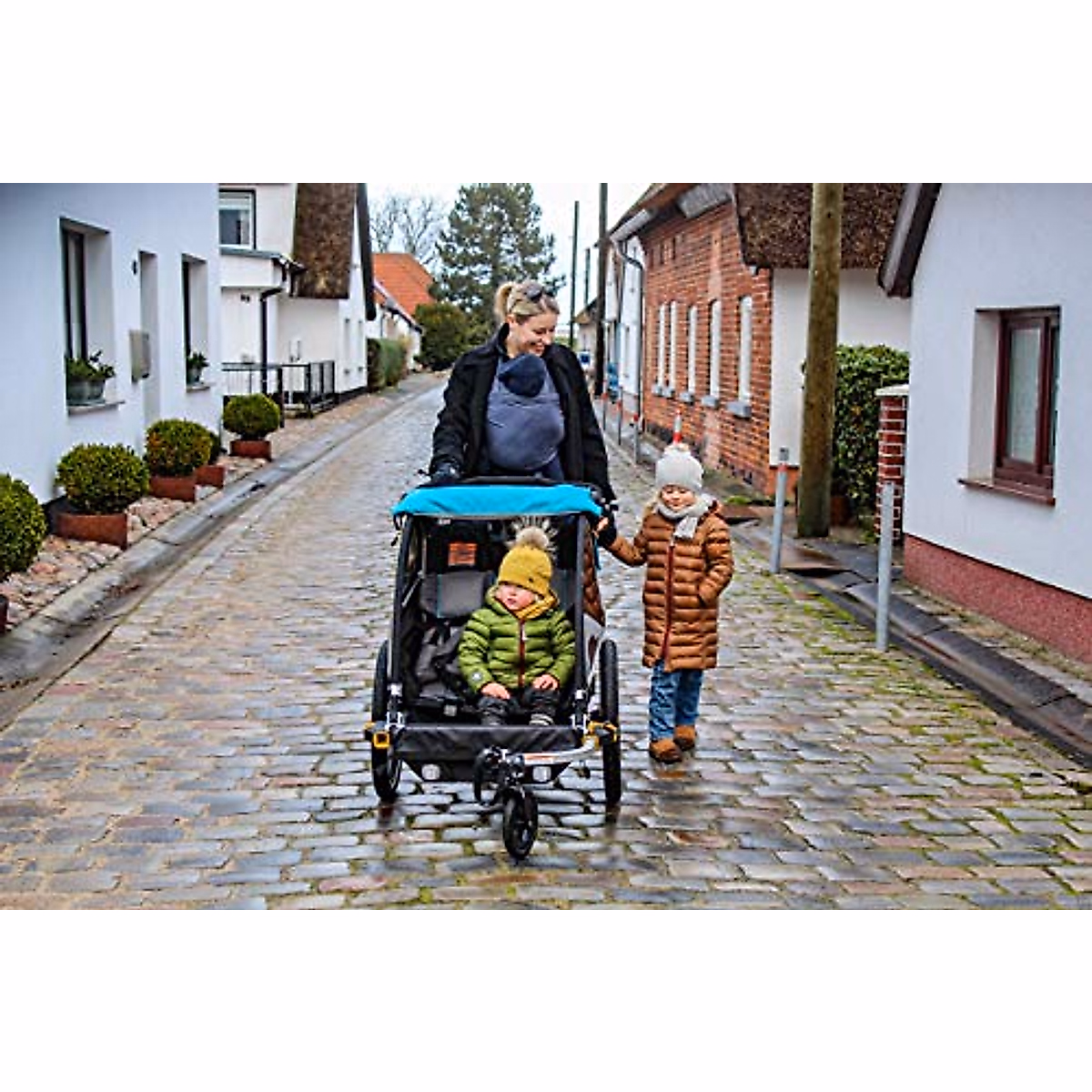 Burley D'Lite X, 2 Seat Kids Bike Trailer & Stroller