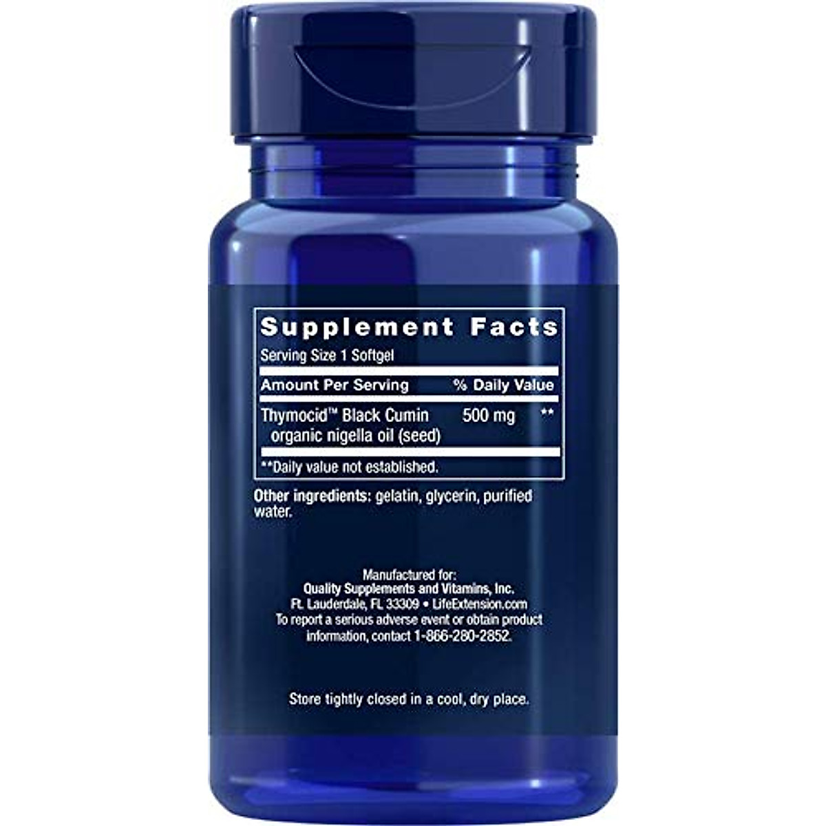 Life Extension Black Cumin Seed Oil, 60 softgels Life Extension (2 pack)