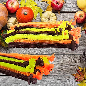 36 Pack Fall Decor Stretchy Strings Sensory Fidget Toys Pack,Autism Toys Great for Kids Treat Bags Gifts Stress Relief Party Favors,Thanksgiving Party Decorations (Thanks Giving)