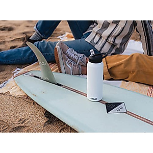 CamelBak Eddy+ Cap Accessory - Replacement Cap and Straw for Eddy+ Bottles, Black