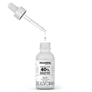 Glycolic Acid Peel for Face - Professional Grade Chemical Peel with 40% AHA, Resurfacing Face Peel for Acne Scars, Keratosis Pilaris Treatment, Wrinkles - Collagen Boost Facial Peel - 1 fl oz