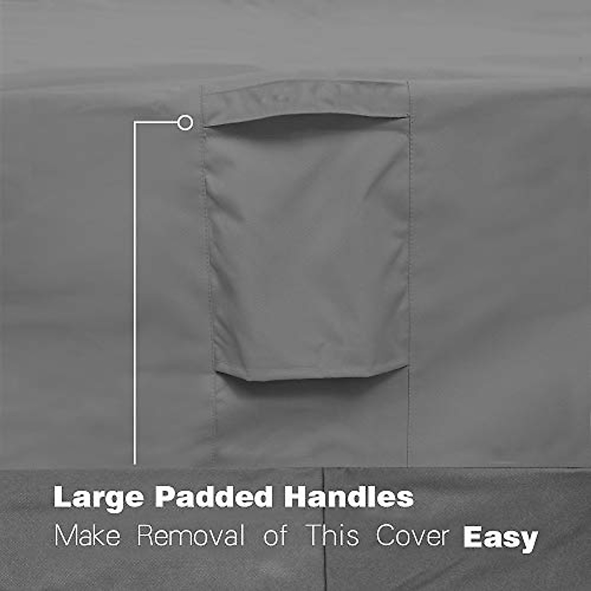 Vailge Patio Adirondack Chair Covers, Heavy Duty Patio Chair Cover, Waterproof Outdoor Lawn Patio Furniture Covers (Standard - 1 Pack, Grey)