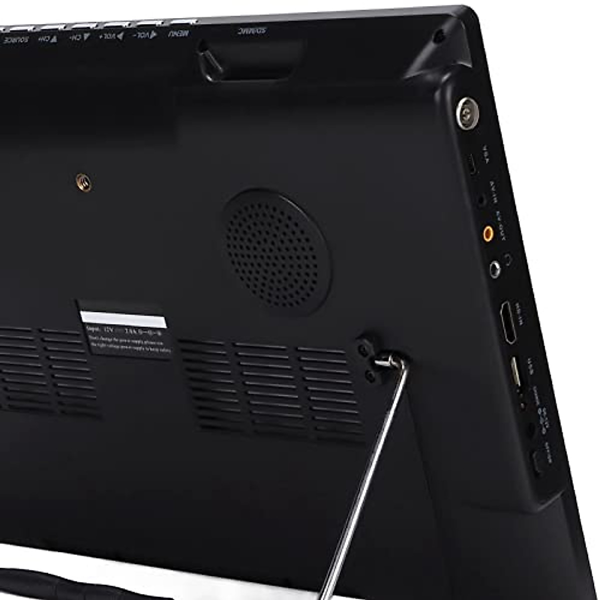 Zyyini 14 Inch Digital Television, Potrable 14 Inch 1080P Digital TV,Support Analog TV, Digital TV and ATV,for Outdoor Indoor Kids/Older