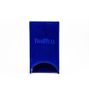 Metallic Dice Games FanRoll Fold Up Dice Tower: Blue, Role Playing Game Dice Accessories for Dungeons and Dragons