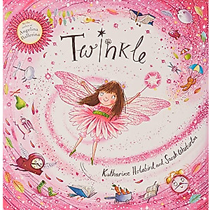 Books to Bed Baby Girls' Book and Long Sleeve Printed Pajama Gift Set, Twinkle, 18-24 Months