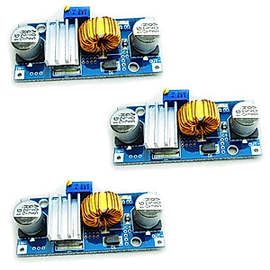 HiLetgo 3pcs XL4015 4~38V to 1.25-36V 5A DC-DC Buck Converter Step Down Module 5A DC-DC Adjustable Step-Down Module XL4015 4~38v 96%