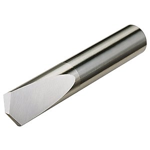 Micro 100 SD-156 Spade Drill, 118° Point Angle, 5/32" Dia, 1.511" Flute Length, .025" Web Thickness, 5/32" Shank Dia, 2" OAL, Uncoated