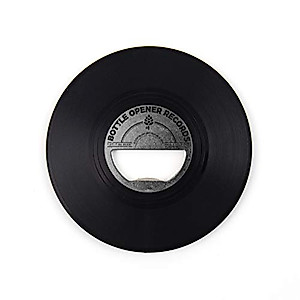 Gift Republic Vinyl Record Shaped Bottle Opener, Multi